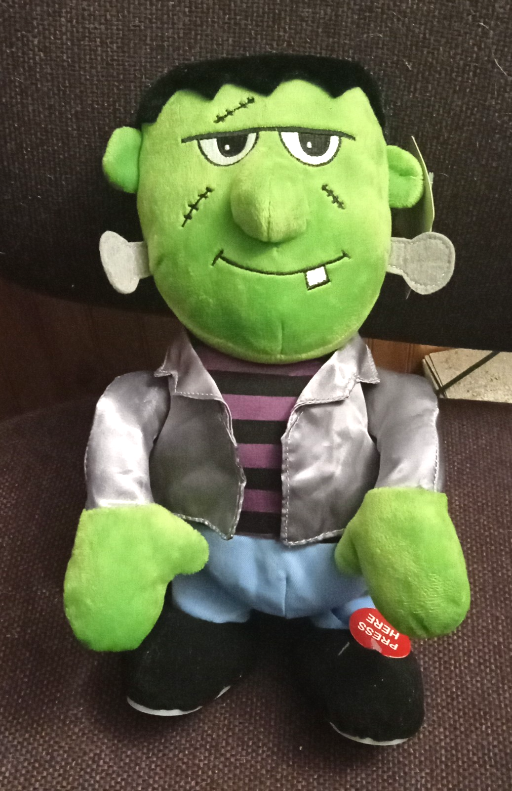 Sound N Light Animatronics Frankenstein Plush Dancing & Sings Monster ...