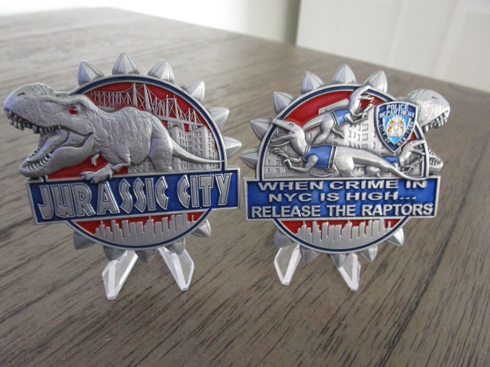 NYPD Jurassic City When Crime is High Release the Raptors Challenge ...