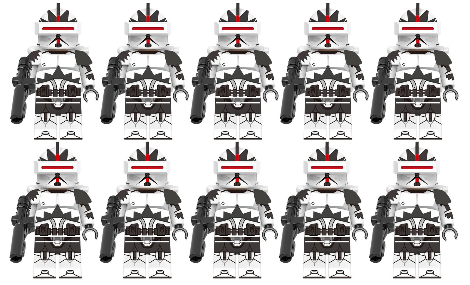 Star Wars 13th Battalion Clone Trooper Army Set 10 Minifigures Lot ...