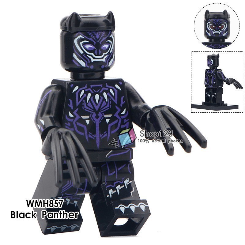 Single Sale King of Wakanda Black Panther New armor costume Marvel ...