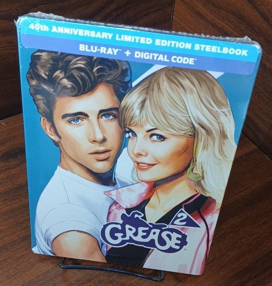 Grease 2 Steelbook (Blu-ray+Digital)NEW (Sealed)-Free Box Shipping with ...