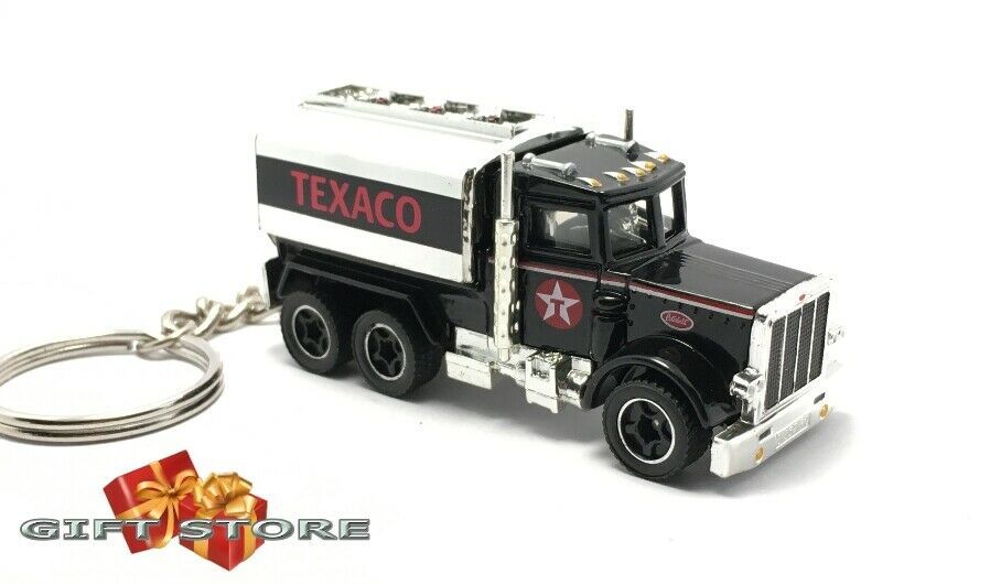 Rare Key Chain Chrome Black Peterbilt Texaco and similar items
