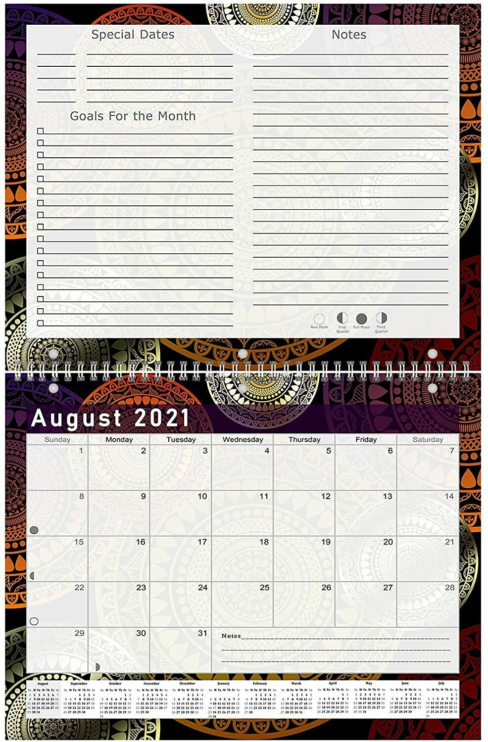 2021 - 2022 Academic Year 12 Months Student Calendar / Planner (Edition ...