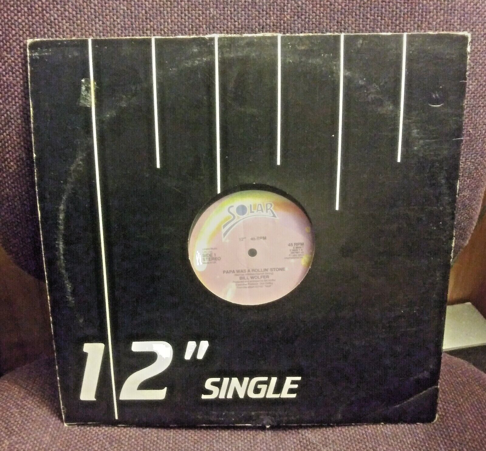 Bill Wolfer Papa Was a Rollin' Stone/Window on a Dream 12" 45 RPM LP ...