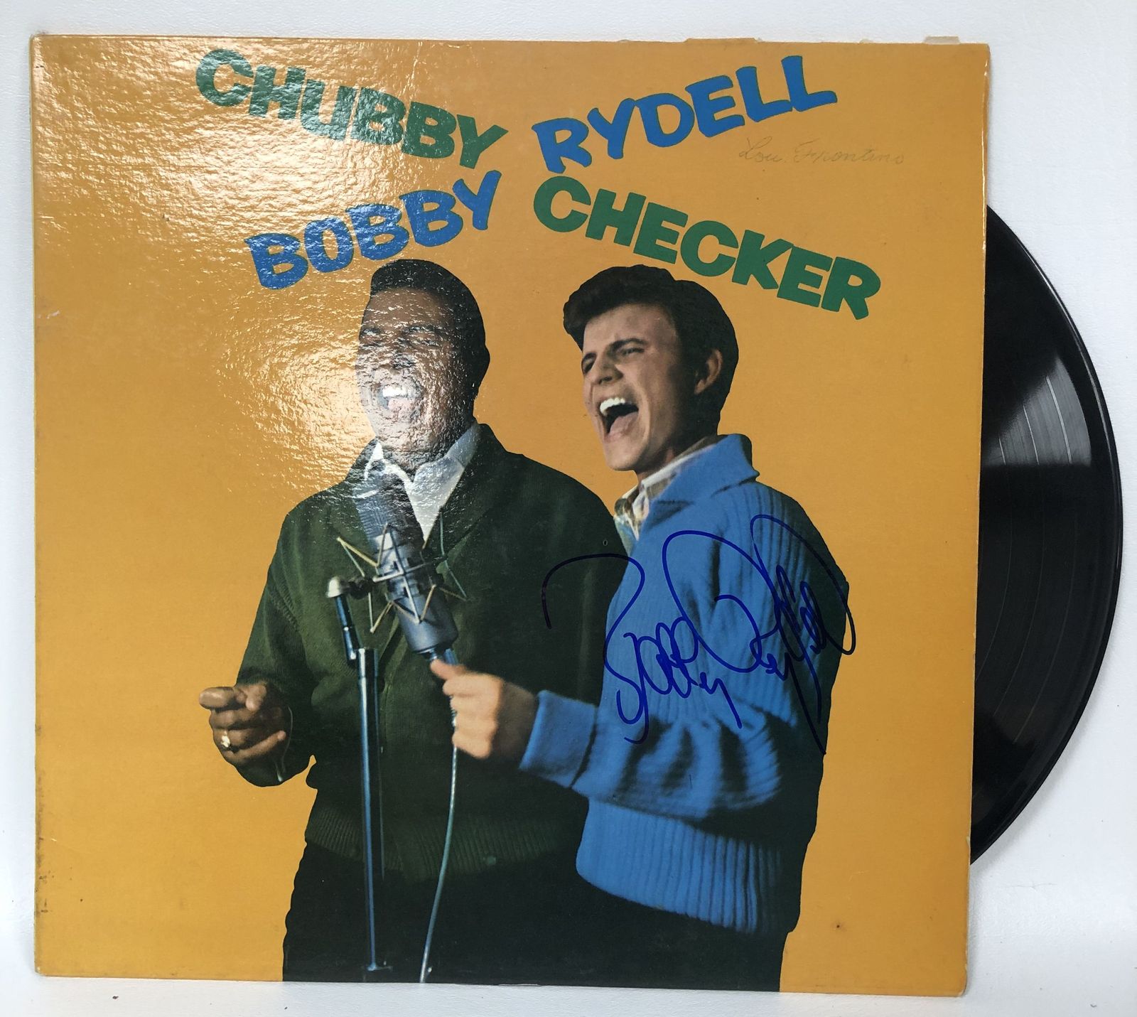 Bobby Rydell Signed Autographed "Chubby Checker & Bobby Rydell" Record ...