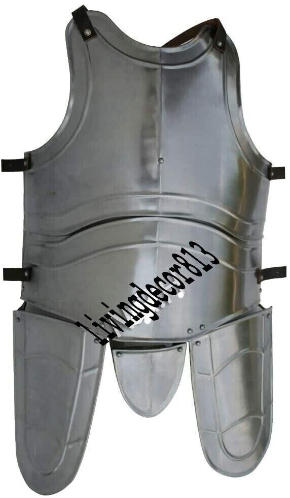 Medieval Replica Armor Jacket Breastplate Costume Armor Chrome Finish ...