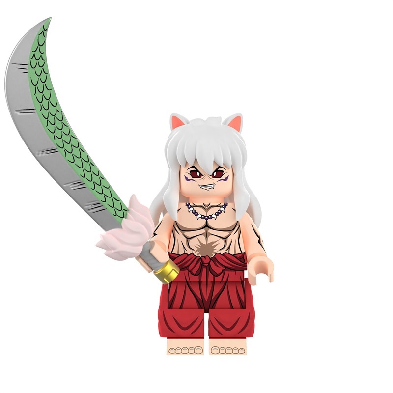 InuYasha (Dragon-Scaled Tessaiga) Minifigures Minifigs Toy Gift ...