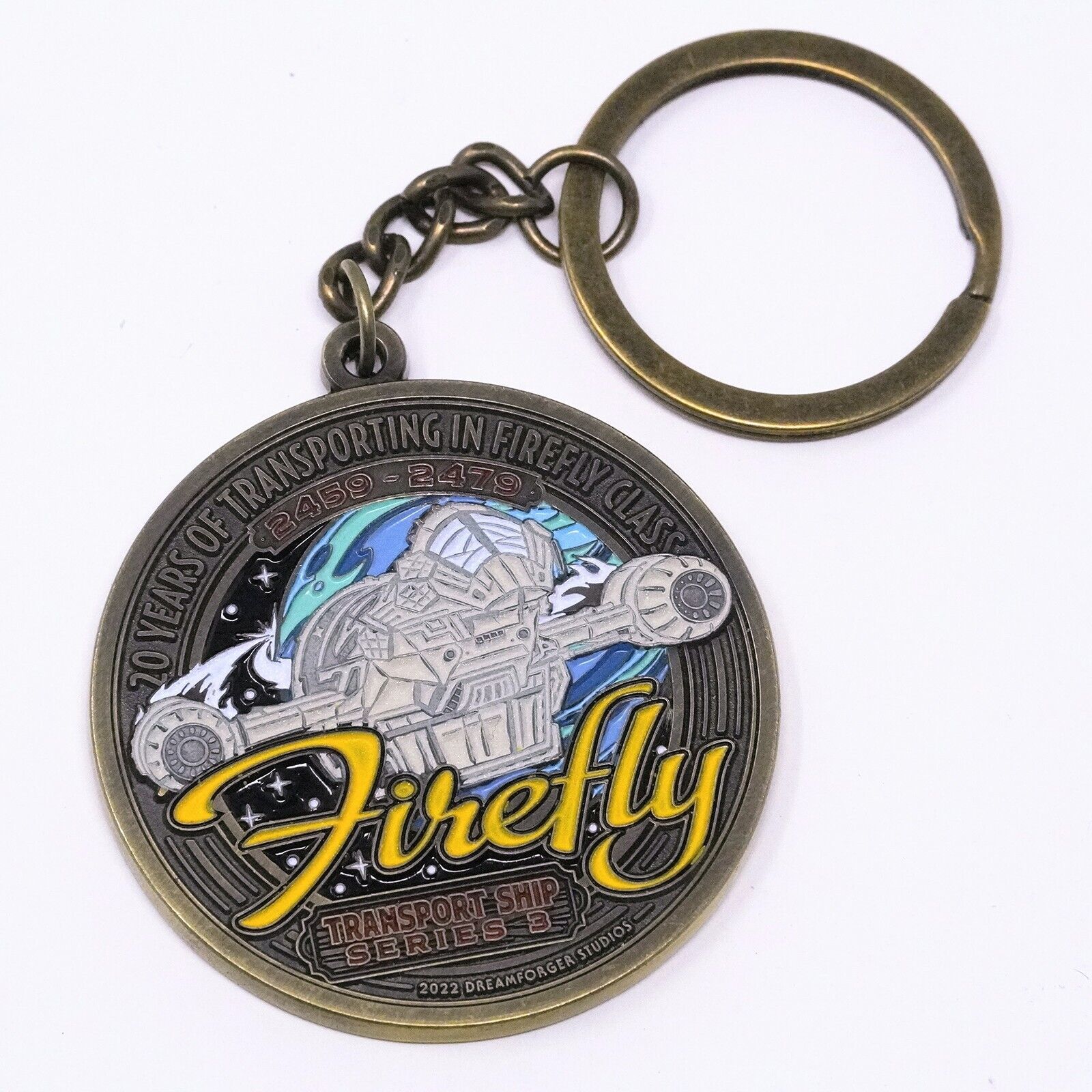 SDCC 2022 Firefly Serenity 20th Anniversary Challenge Coin KEYCHAIN ...