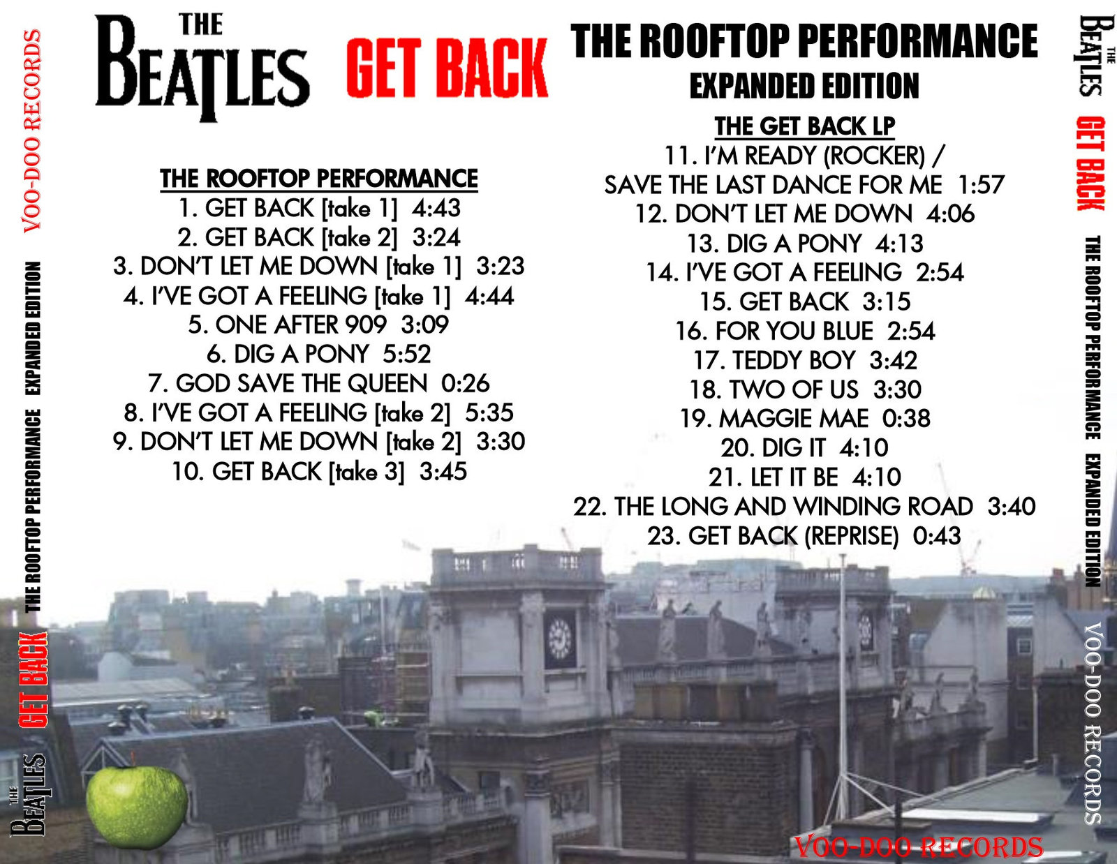 The Beatles - The Rooftop Performance Expanded Edition CD Get Back ...