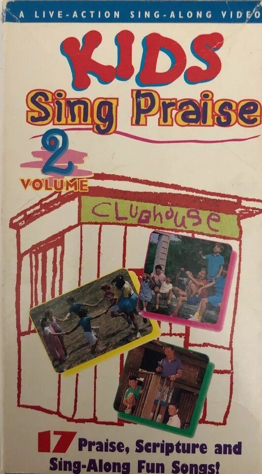 Kids Sing Praise Vol.2(VHS)Brentwood Kids EDUCATIONAL-TESTED-RARE ...