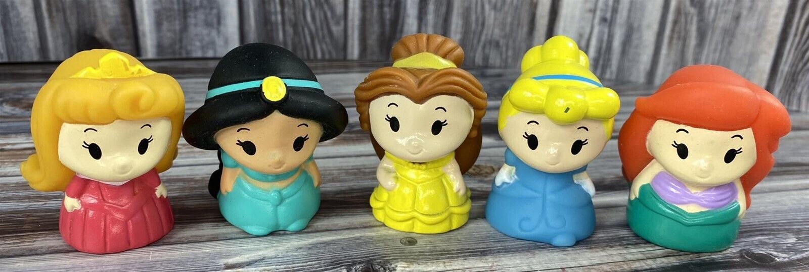 Disney Princess Set of 5 Finger Puppets - Ariel Jasmine Belle ...