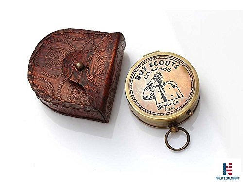 NauticalMart American Boy Scouts Compass With Scout Oath - Compasses