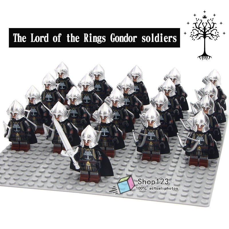 21pcs Lord Of The Rings Gondorian Military Forces The archer ...