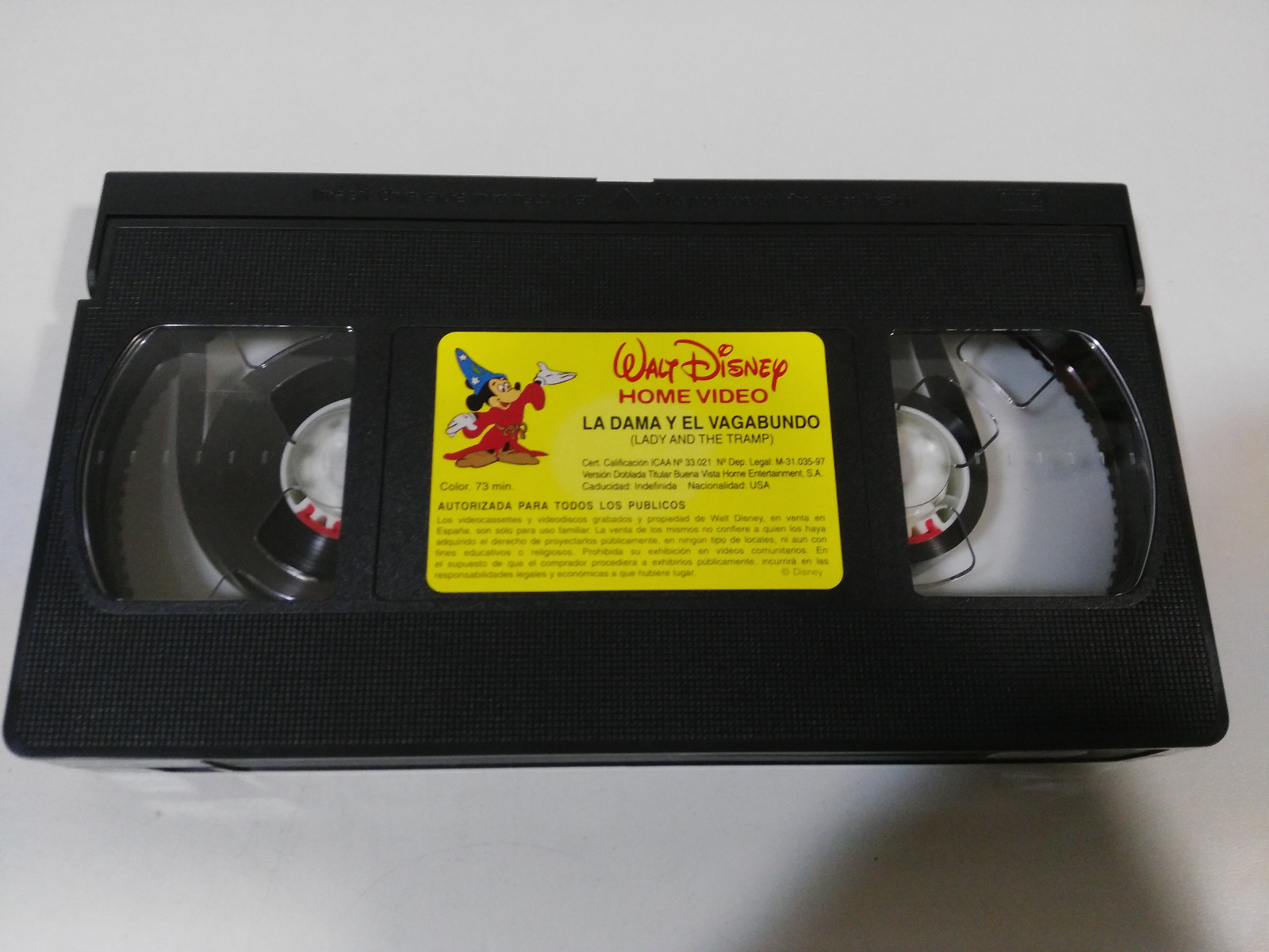 The Lady Y el Rover WALT DISNEY VHS Tape Ribbon Spanish Only VHS sin ...