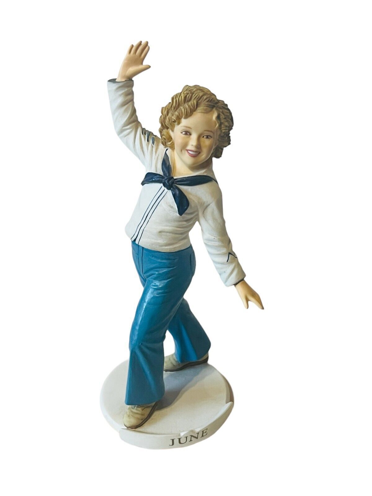 Shirley Temple Danbury Mint Calendar Figurine June Captain January Sailor Gift - Figures & Dolls