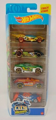 Hot Wheels 5 Pack CITY vs ROBO BEASTS 2021 NIP Mattel Diecast Cars ...