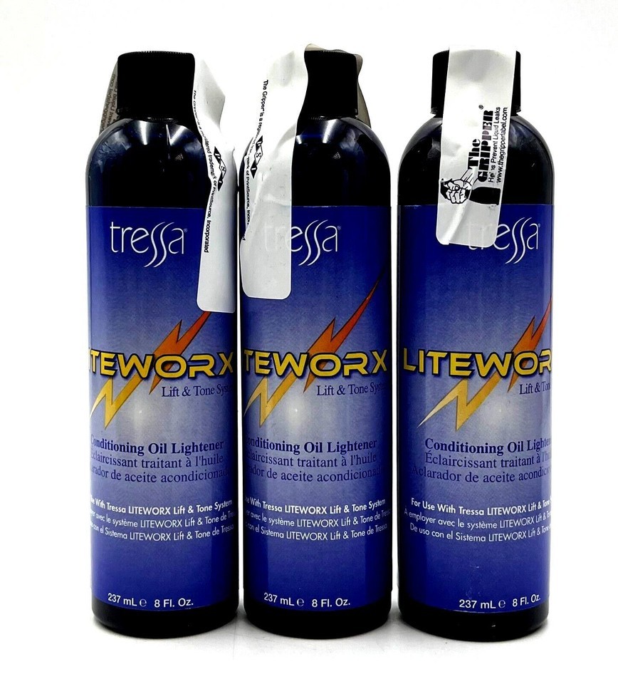 Tressa Liteworx Lift & Tone System Conditioning Oil Lightener 8 oz-3 ...