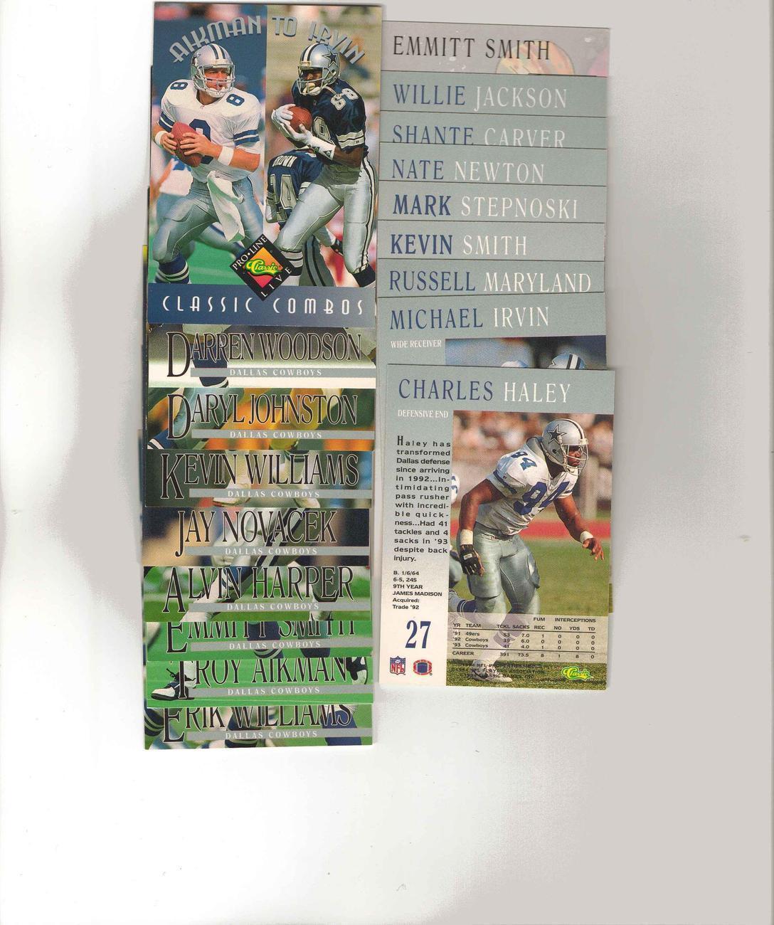 1994 Proline Dallas Cowboys Football Set - Sports Trading Cards