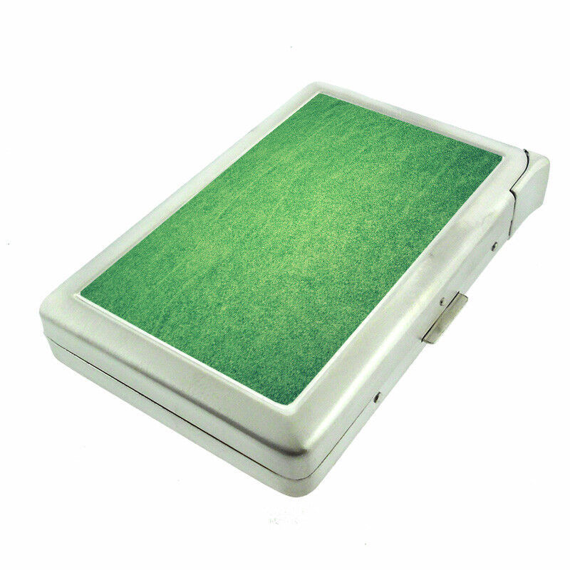 Green Abstract Em2 100's Size Cigarette Case with Built in Lighter ...