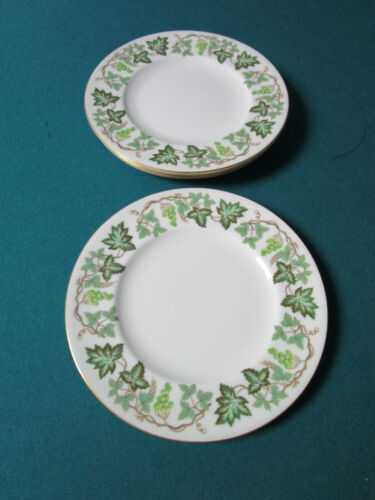 “Wedgwood” Santa Clara Pattern 5 Salad Plates 8 1/4" Ivy Decor [*Rack ...