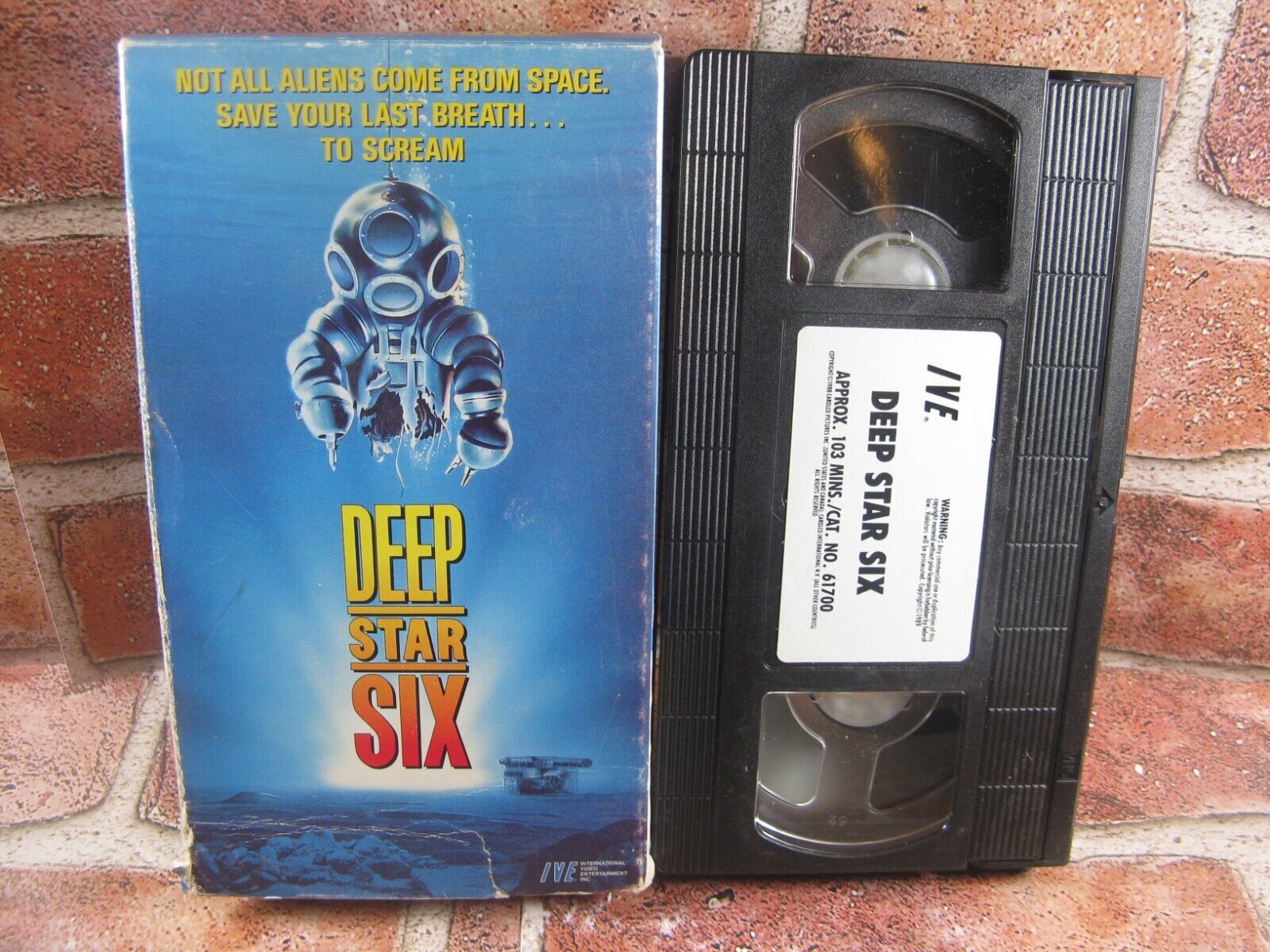 Deep Star Six 1998 VHS Artisan Tape Sci Fi Horror Action Cult Classic ...
