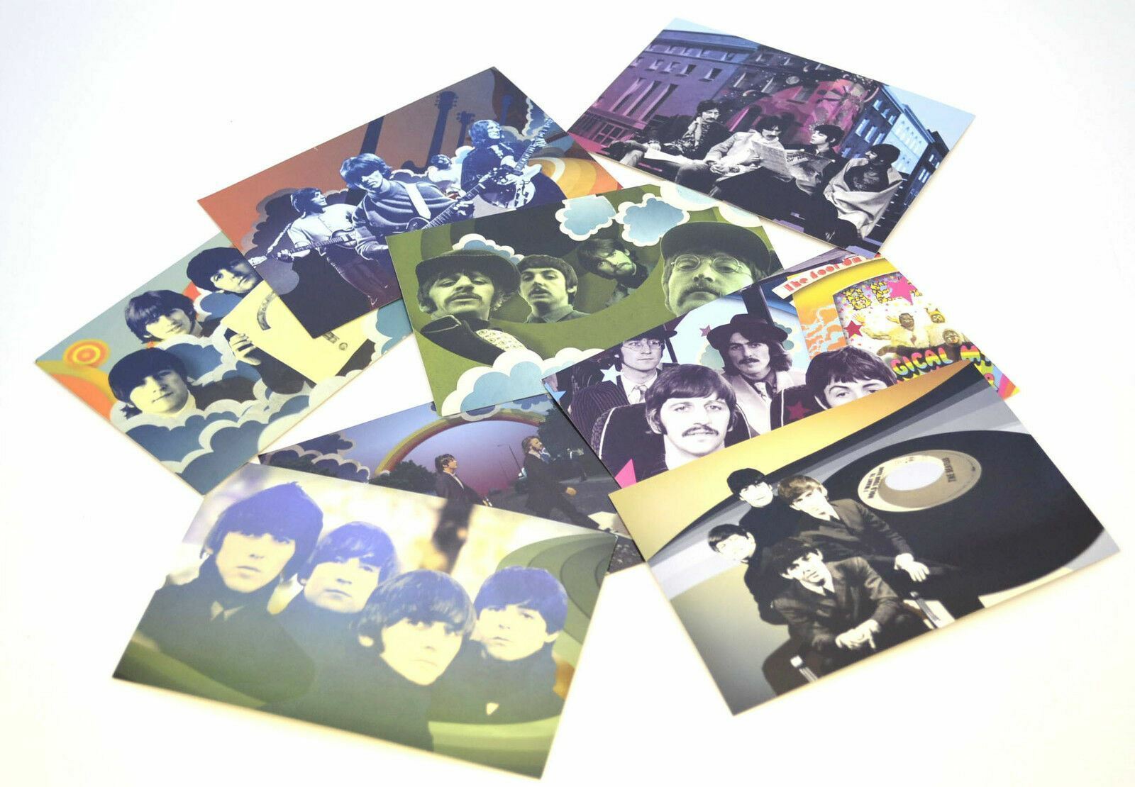 NEW Beatles Rock Band Limited Edition Post Cards 8 Pack Set Sealed ...
