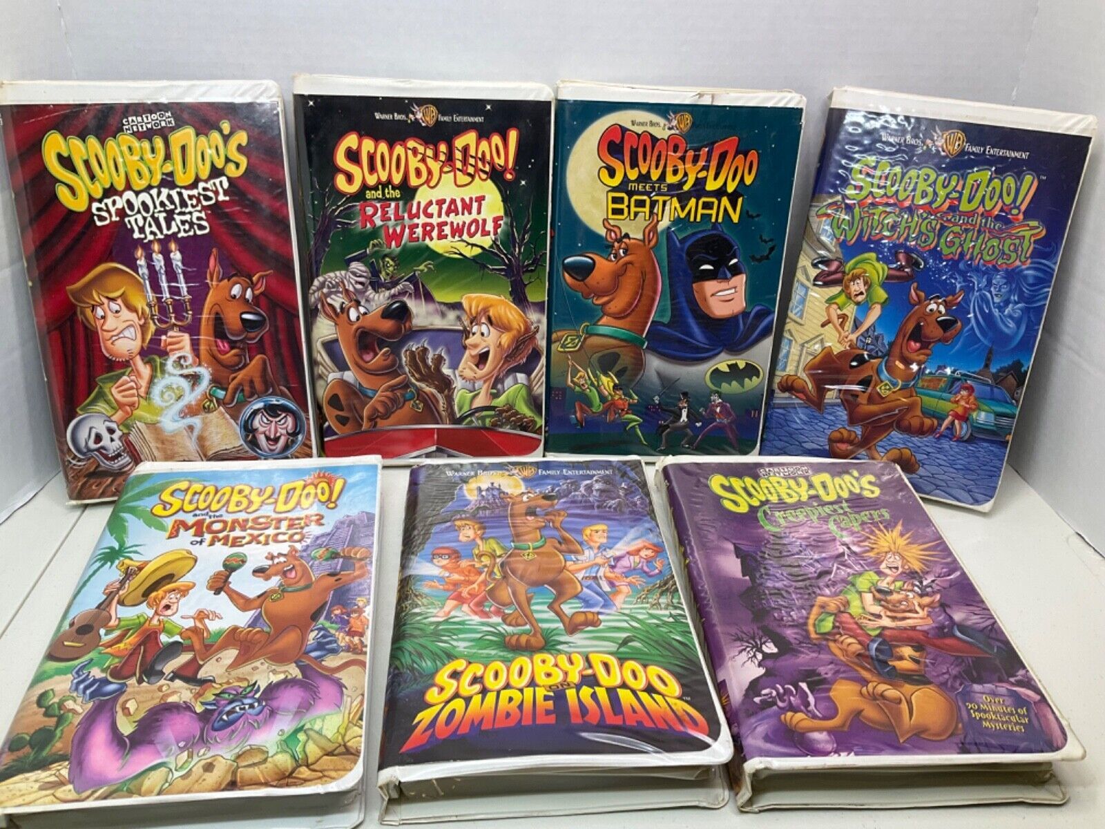 Lot Of 7 Scooby-Doo VHS Tapes Batman, and 39 similar items