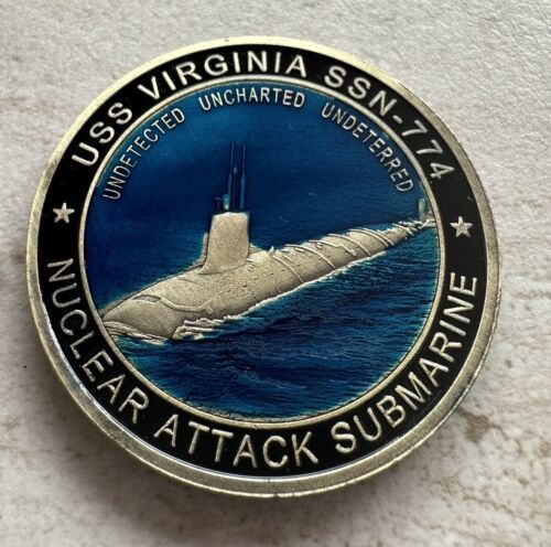 USN USS VIRGINIA SSN 774 NUCLEAR SUBMARINE Uncharted! Undetected ...