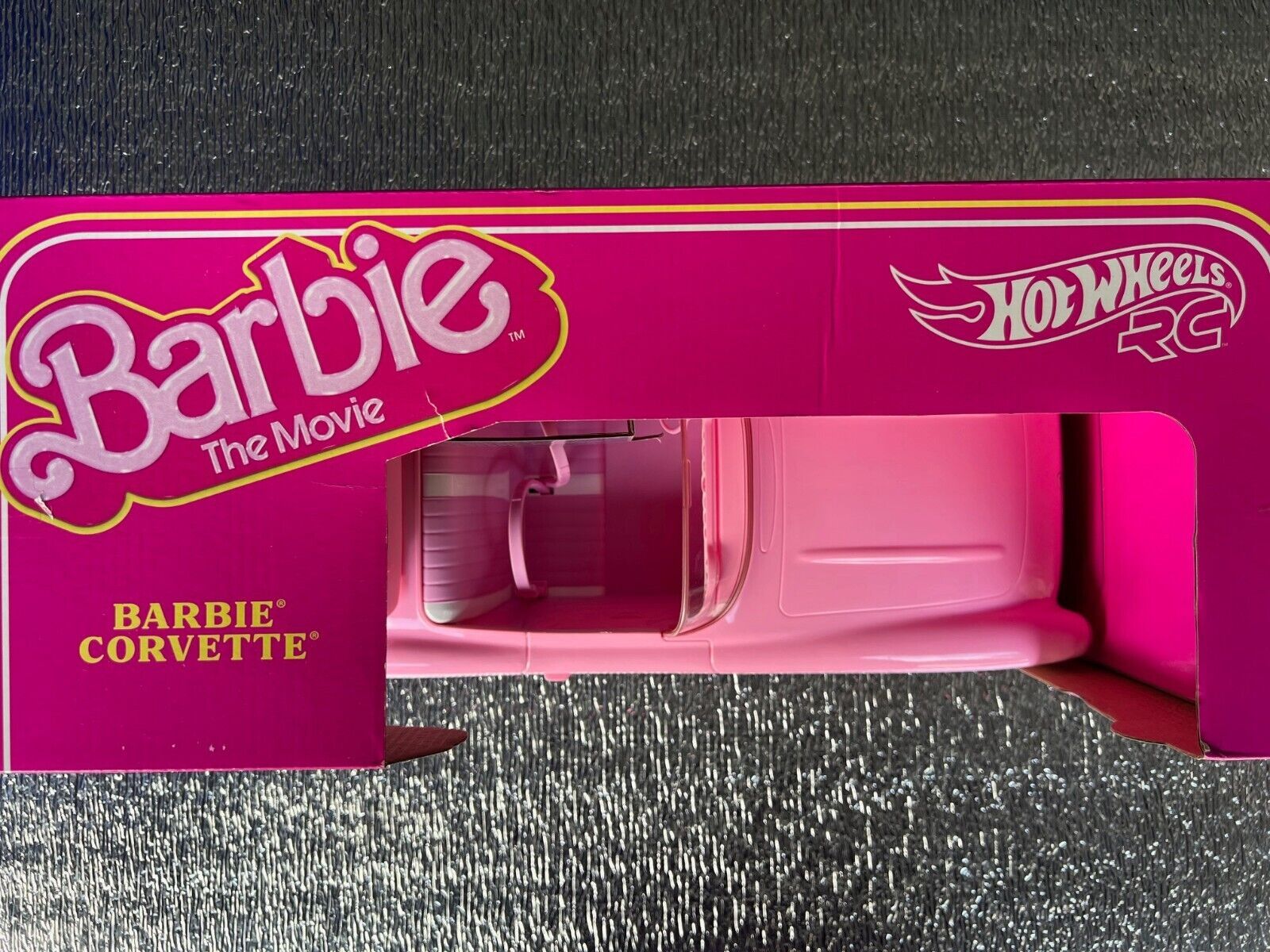 New Barbie Hot Wheels RC Barbie Corvette + Remote Control Barbie The ...