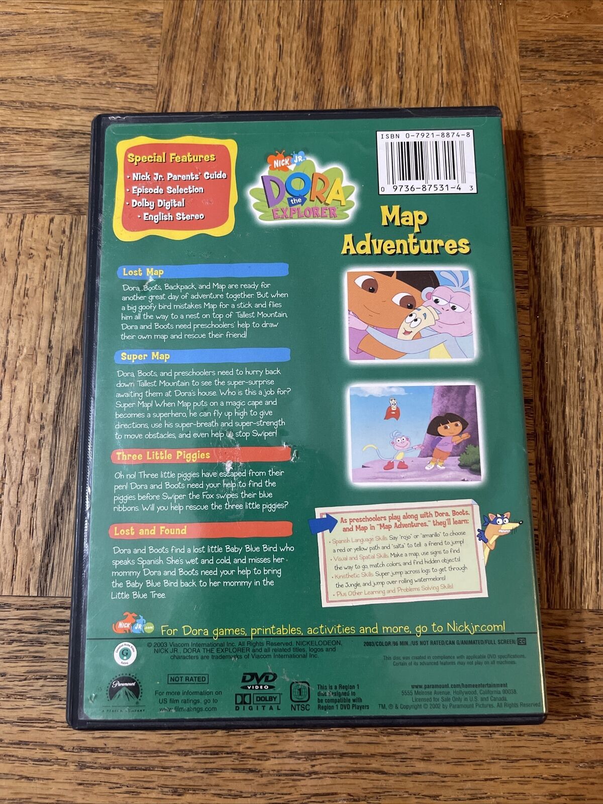 Dora The Explorer Map Adventures DVD and similar items