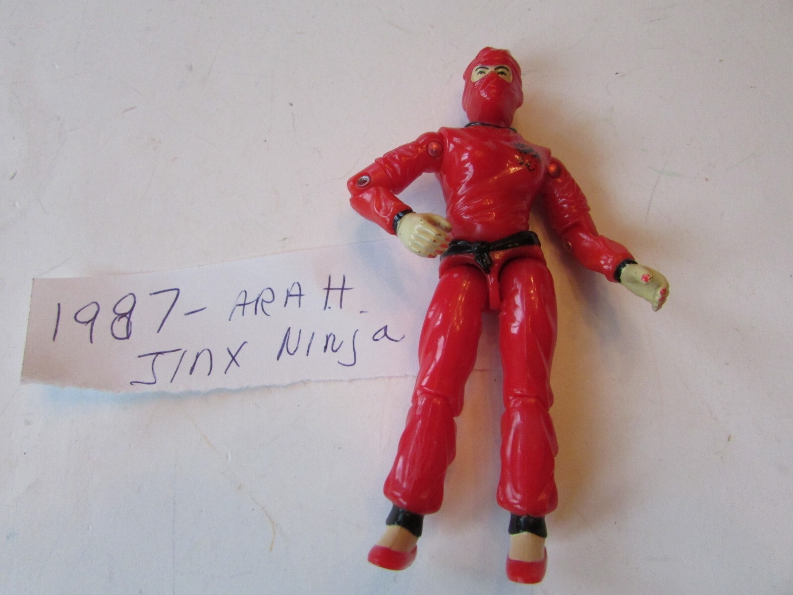 Hasbro GI Joe Action Figure 1987 Arah Jinx Ninja Fighter - Action Figures