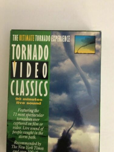 TORNADO VIDEO CLASSICS Weather Documentary Tornado Project VHS 1994 ...