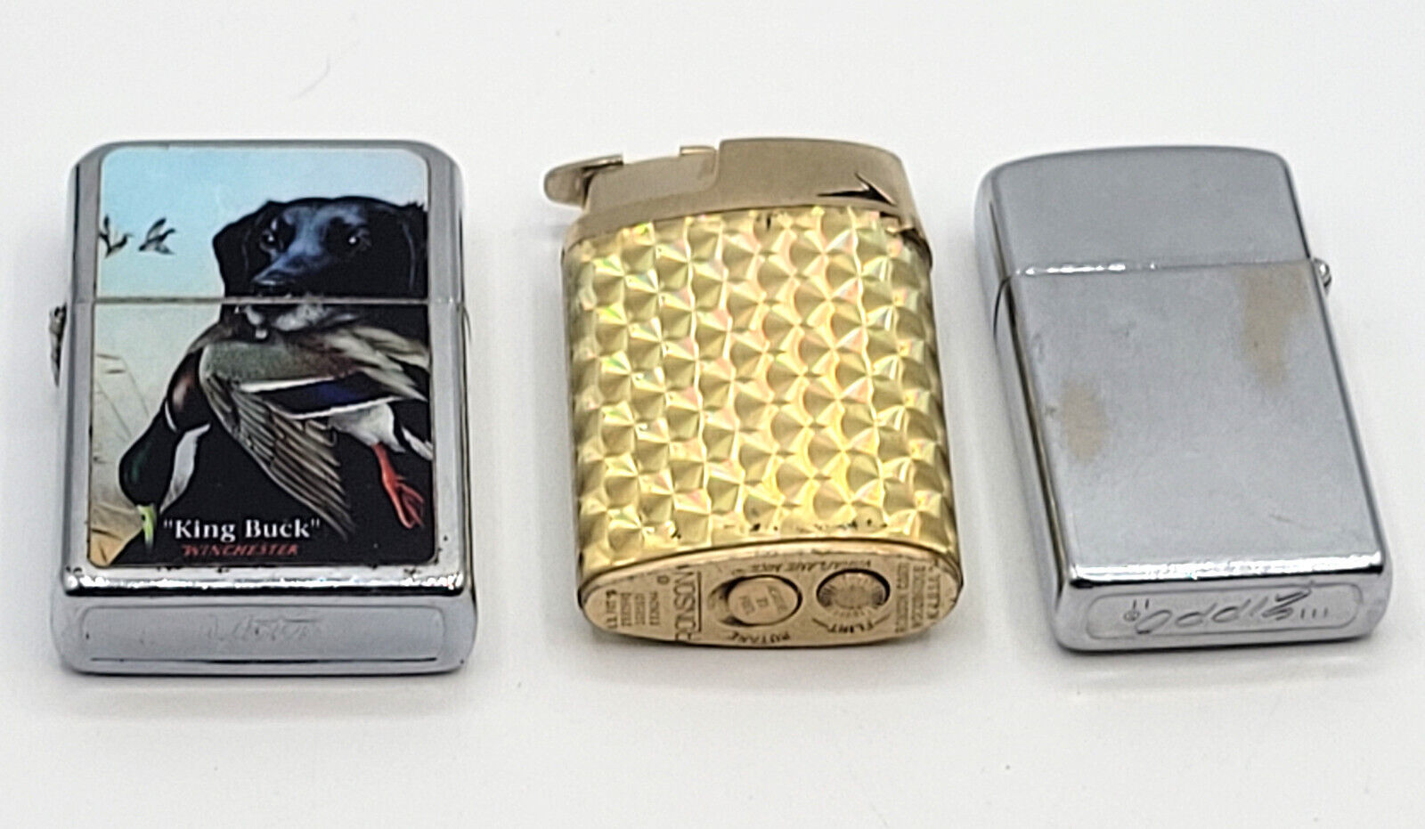 3 Vintage Cigarette Lighters Collectible Ronson, Zippo, Victor AS-IS ...