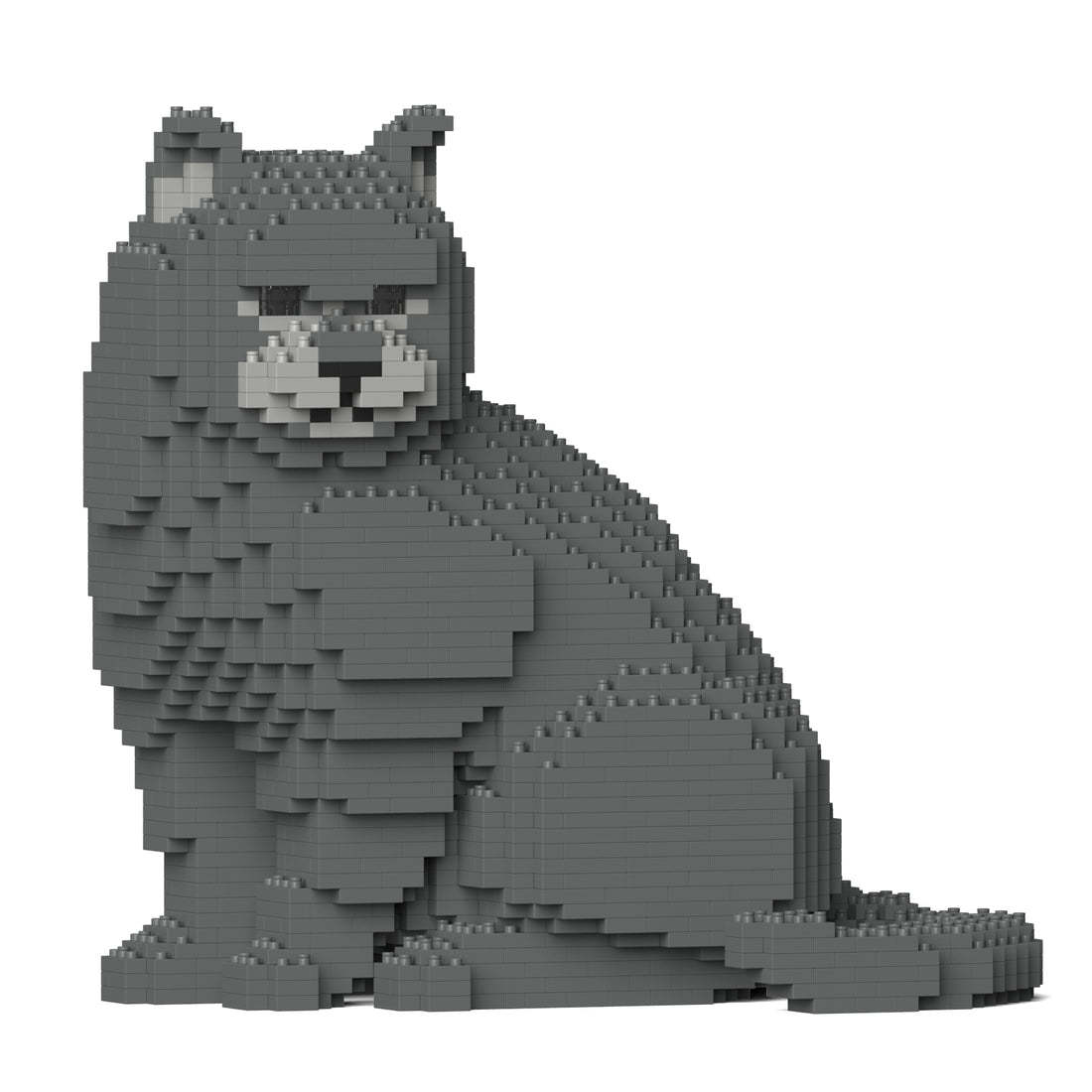 British Shorthair Cat Sculptures (JEKCA Lego Brick) DIY Kit - Building ...