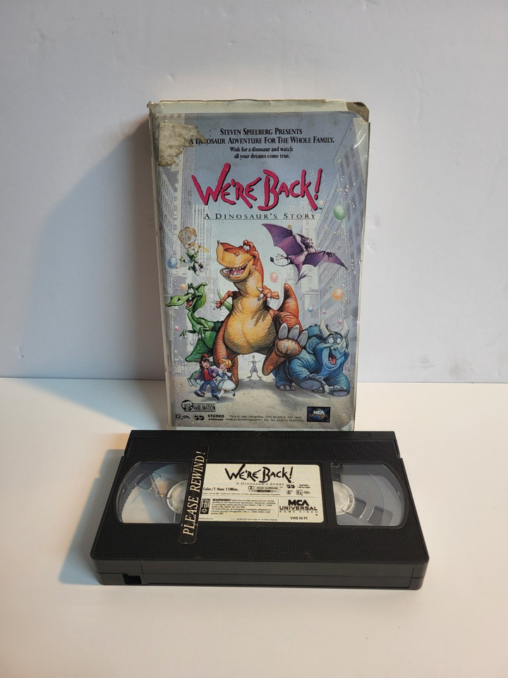 We’re Back A Dinosaur’s Story VHS Video Tape and 50 similar items