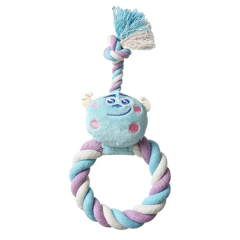 Kawaii Cute MINISO Pixar Mike Wazowski Sulley Dog Bite Vocalizable Toy ...