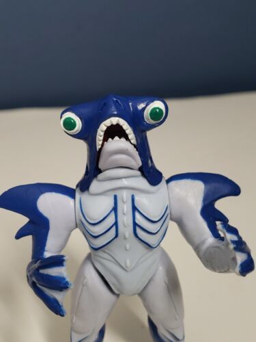 1994 Mighty Morphin Power Rangers Slippery Shark Action Figure Evil ...