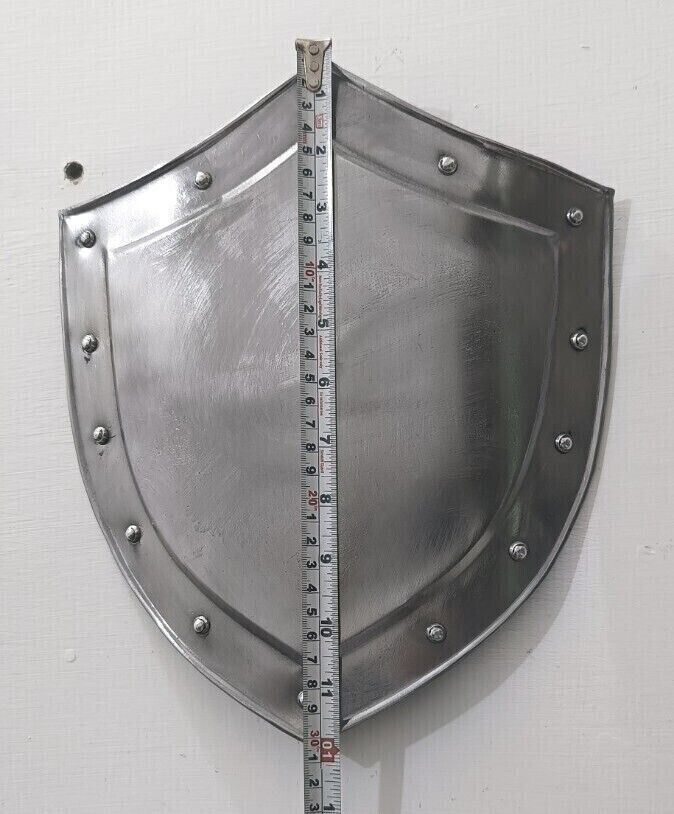 Mini Shield Armor Knight Metal Steel Handcrafted 12 Heater Shield ...