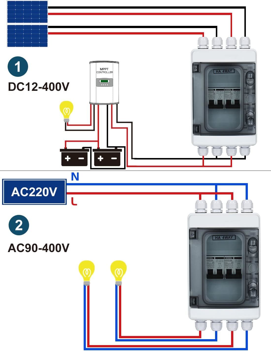 Dihool Dc Circuit Breaker Box Cover With and 50 similar items