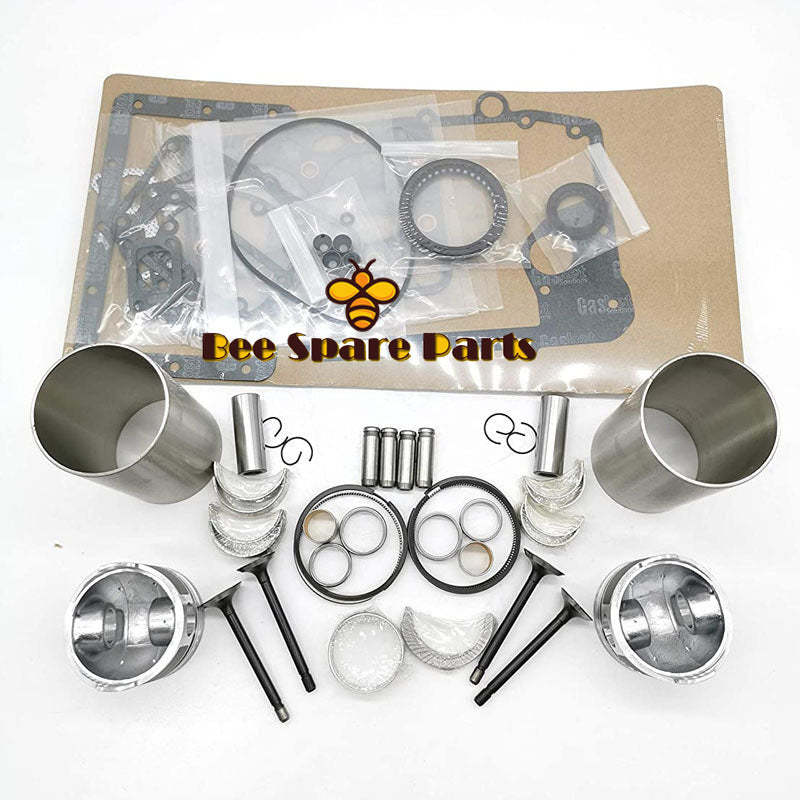 2 Cylinder Overhaul Rebuild Kit for Caterpillar CAT C2.4 Engine ...
