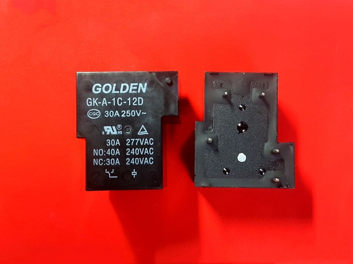 GK-A-1C-12D, 12VDC Relay, GOLDEN Brand New! - Other