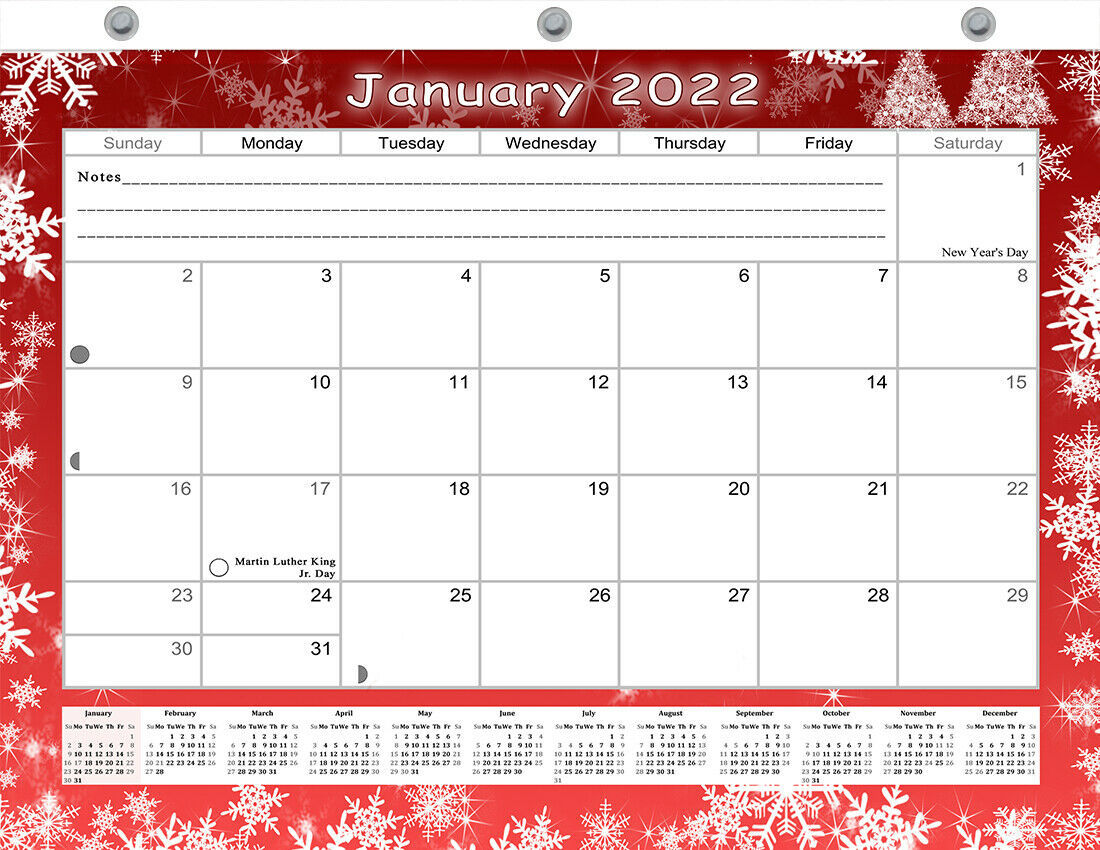 2021-2022 Academic Year 12 Months Student Calendar/Planner for 3-Ring ...