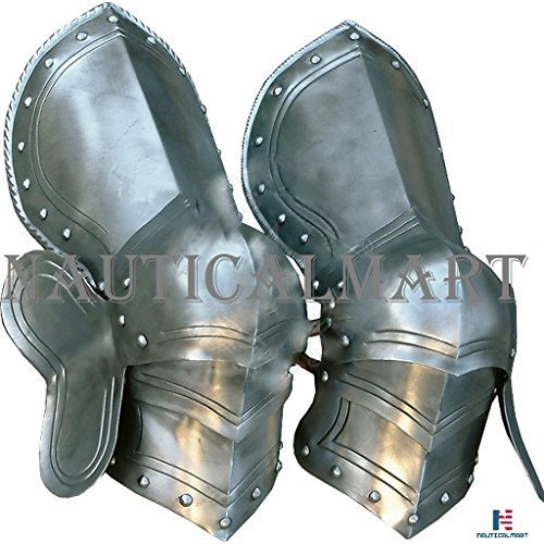 NauticalMart Plate Armour Leg Guard - Knives, Swords & Blades