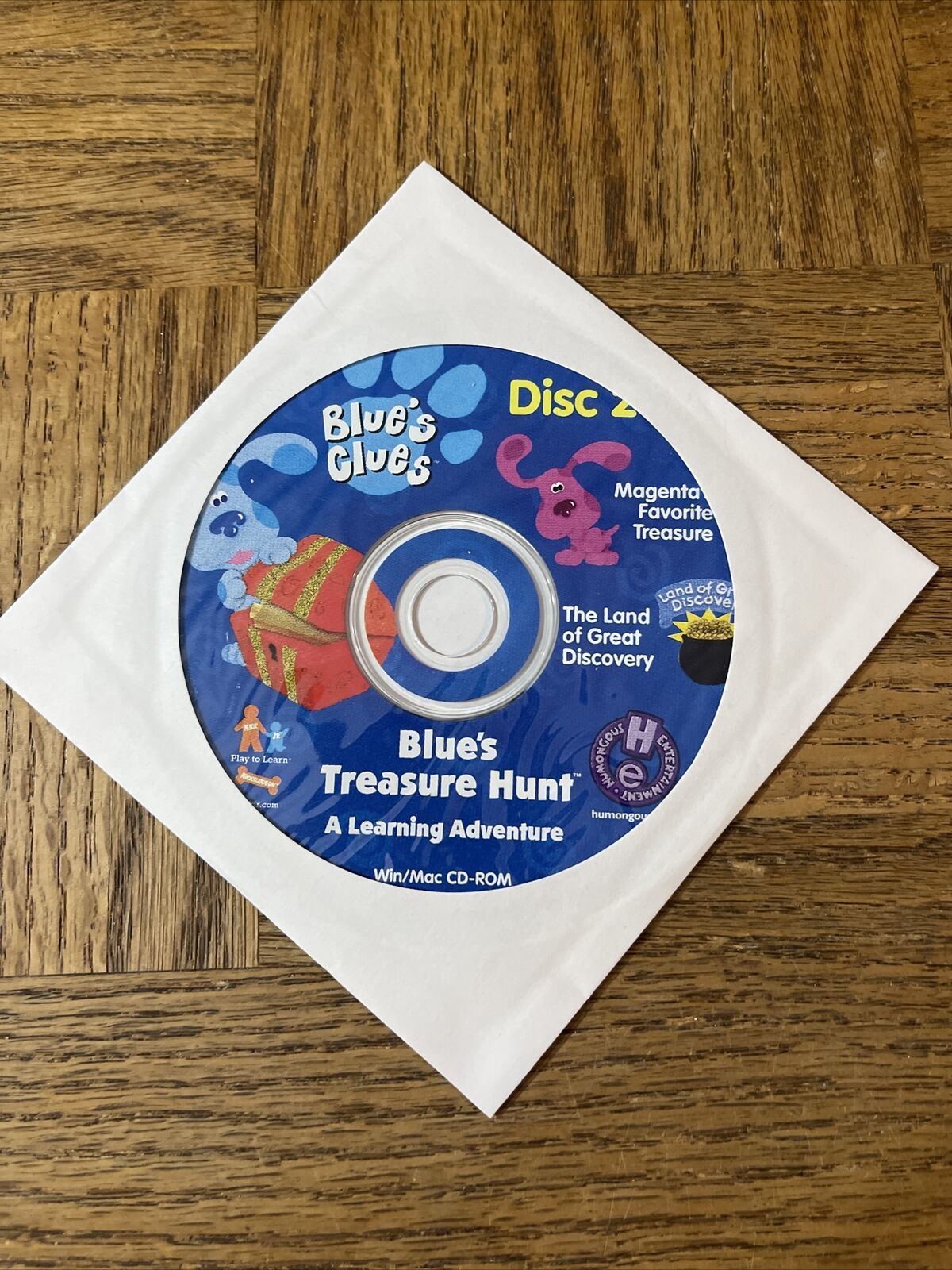 Blues Clues Treasure Hunt PC CD Rom - Video Games