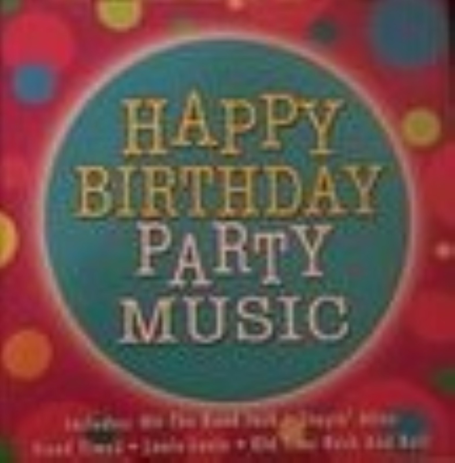 Happy Birthday Party Music Cd - CDs
