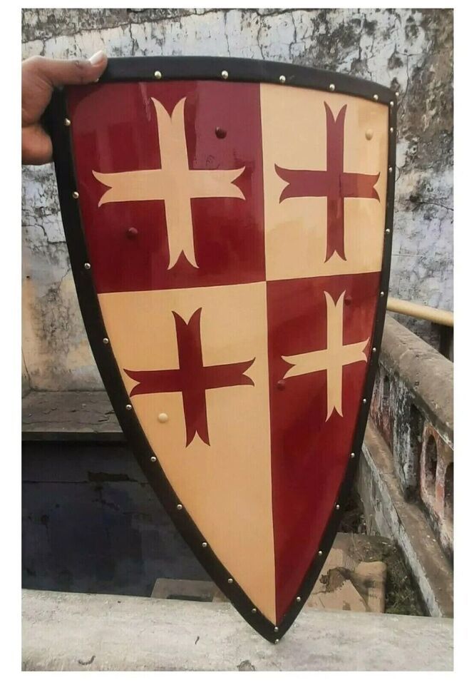 Medieval Temple Shield Knight Shield Battle and 50 similar items