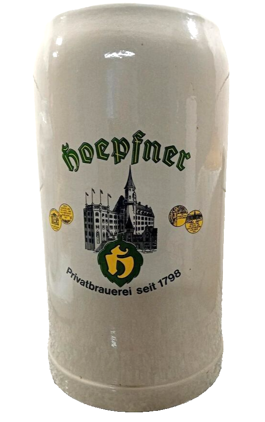 Hoepfner Brau Karlsruhe ULTRA GIANT FIVE (5 !!) Liter Masskrug German ...