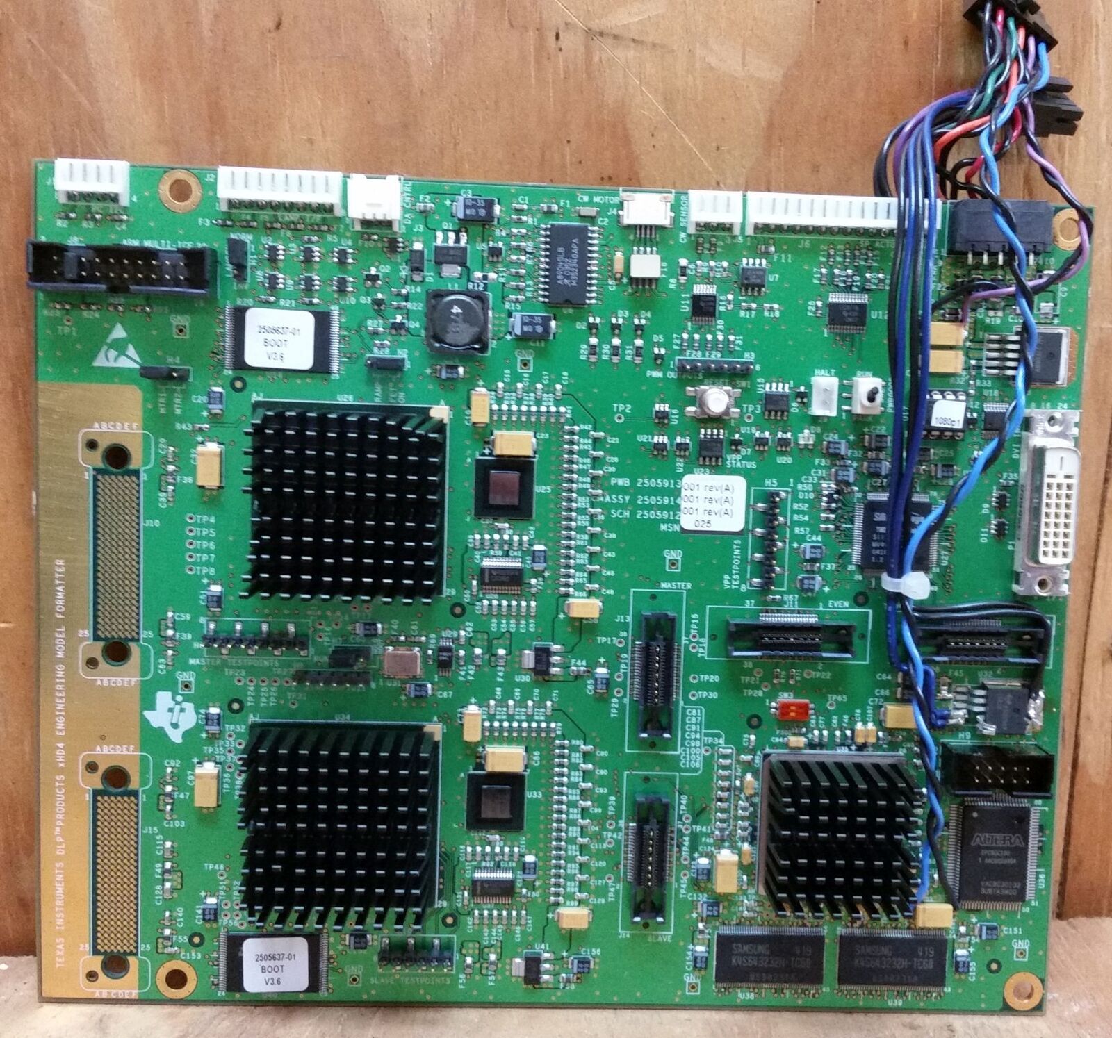 TEXAS INSTRUMENTS TI DLP PRODUCTS xHD4 ENGINEERING MODEL FORMATTER PWB ...