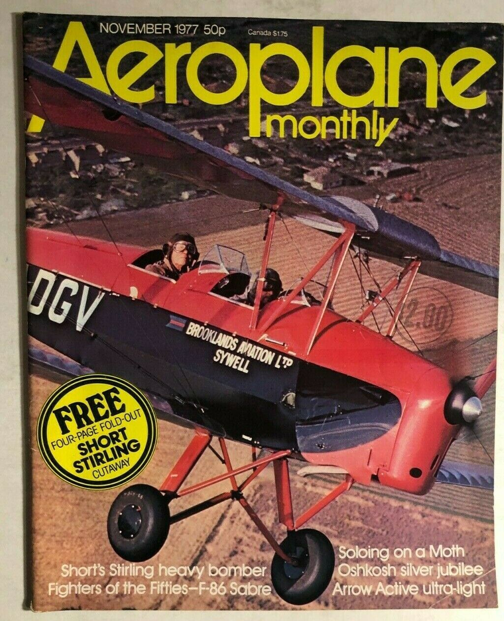AEROPLANE MONTHLY British aviation magazine November 1977 Short ...