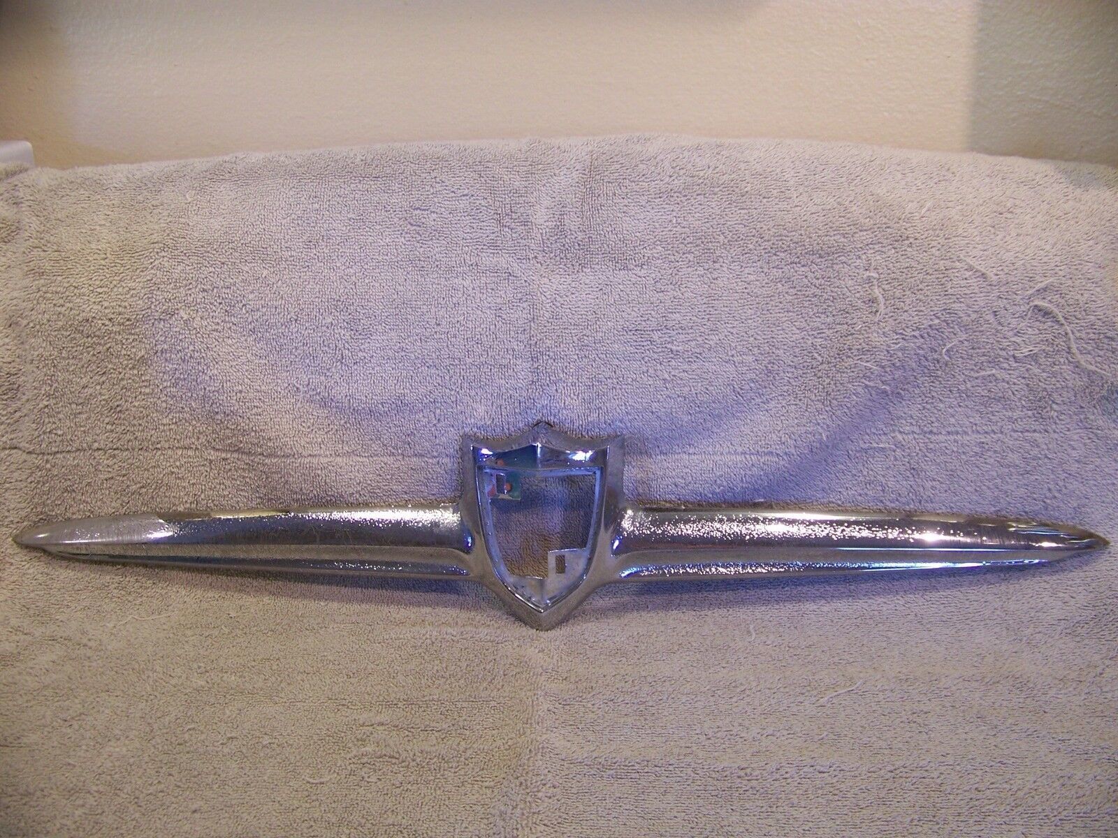 1956 Chrysler Trunk Lid Chrome Trim Emblem and 50 similar items